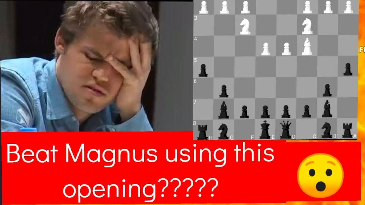 How to Beat Magnus Using this Crazy Opening - YouTube