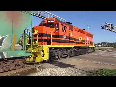 TP&W Local w/HESR 3485 at E. Peoria, IL - Oct. 12, 2021 - YouTube