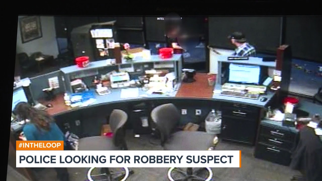 Police Searching for Robbery Suspect Who Robbed a Credit Union - YouTube