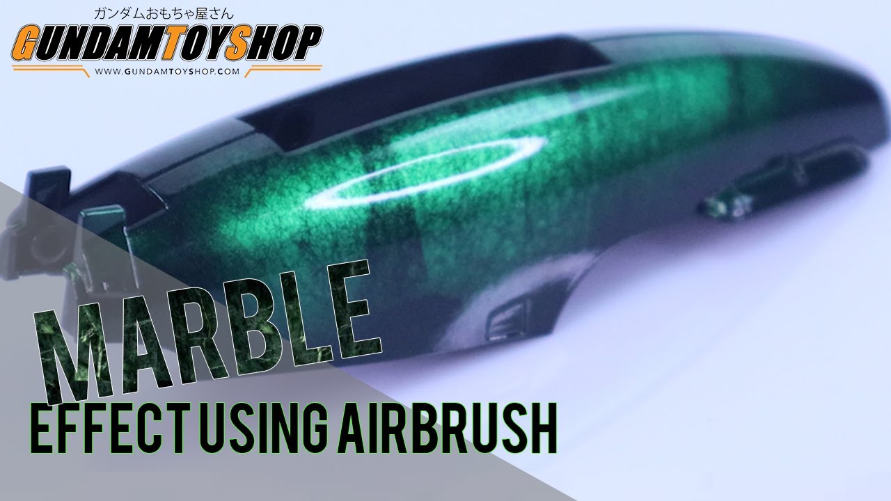 Gunpla Painting Tutorial : How to make MARBLE effect using Airbrush ...