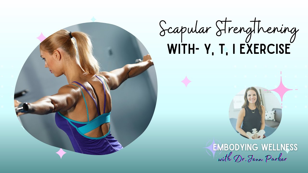 Scapular strengthening - Y, T, I, W exercise over physioball - YouTube