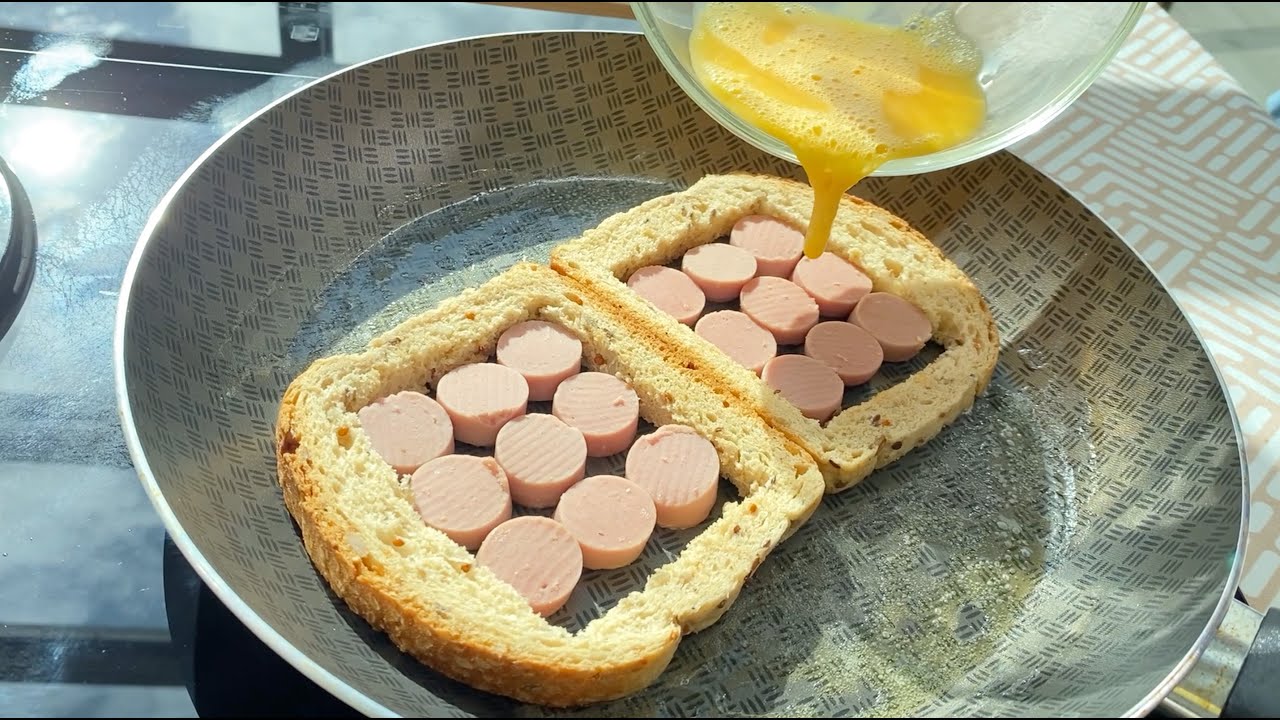 Nunca he cocinado nada tan fácil y rico! Un perfecto desayuno sorpresa ...