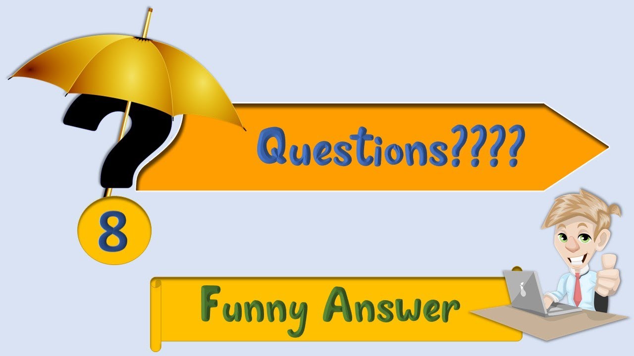 9 Best Question Answer Jokes [English] #Part8 - YouTube