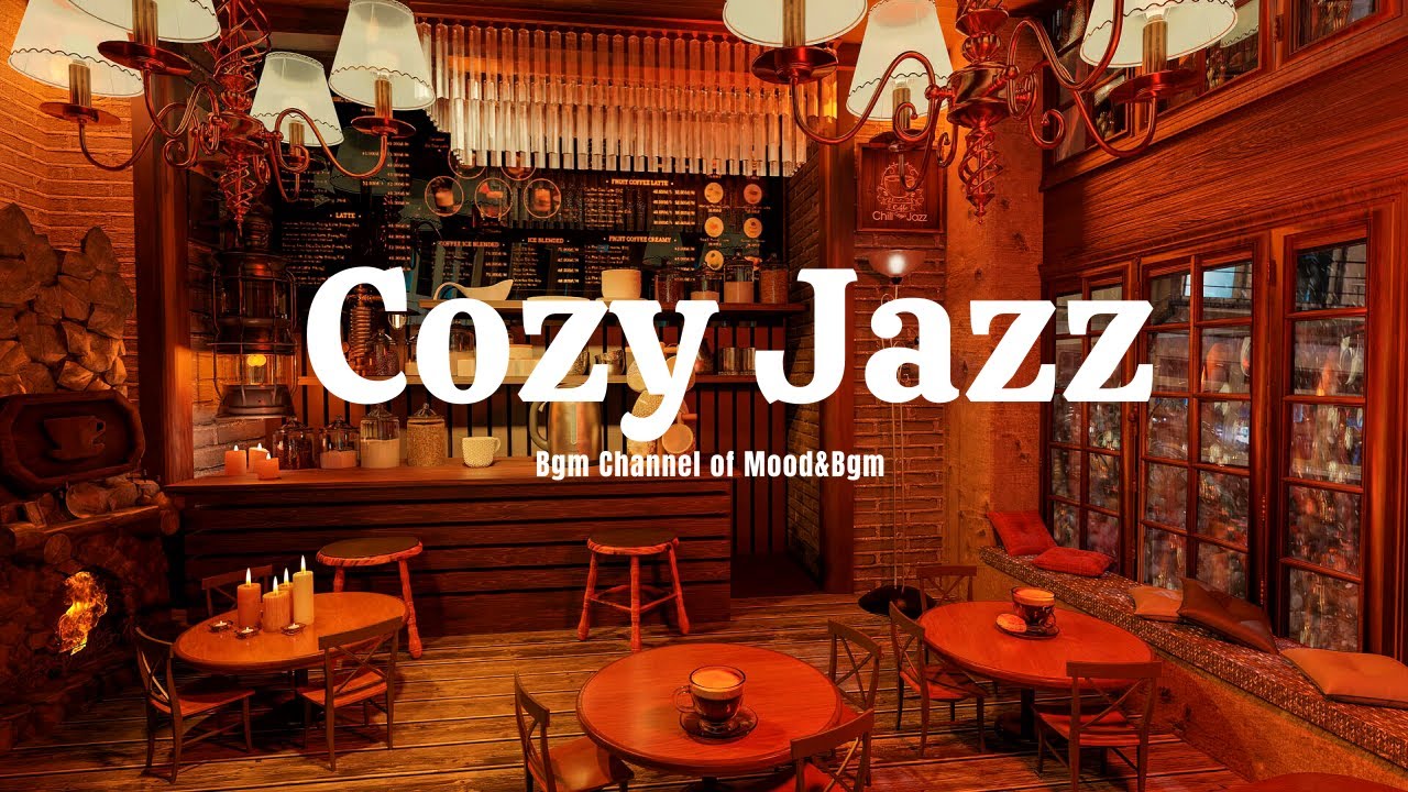 Cozy Jazz I Coffee Shop with Smooth Piano Trio Jazz Music For Relaxing ...
