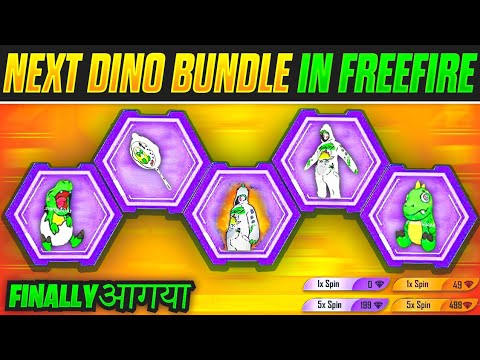 199 Diamond Dino Bundle | Free Fire 2nd Dino bundle | New Dino bundle ...