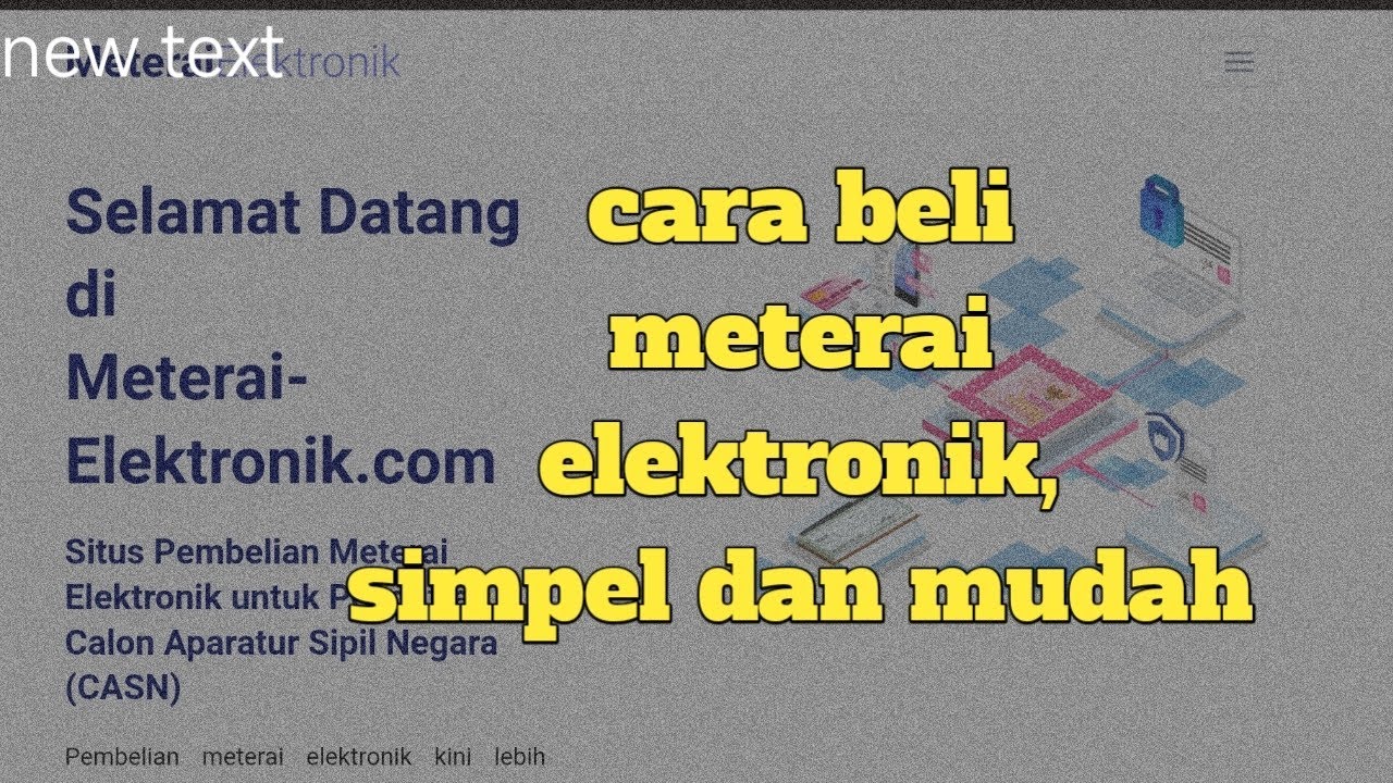 BELI E-METERAI NO RIBET!!! LANGSUNG PAHAM - YouTube