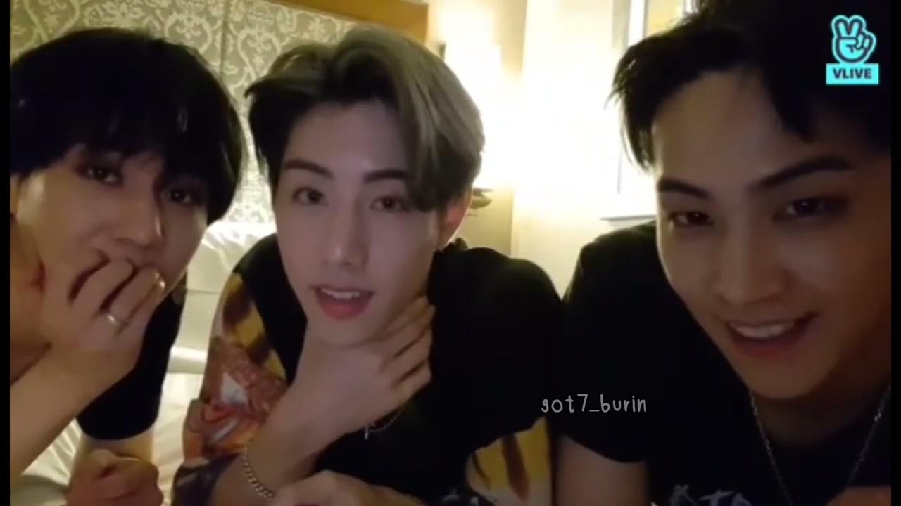 GOT7 LIVE Vlive MARK JAYB YUGYEOM ไม่รู้จะโฟกัสใครดี หล่อทุกคน พระเจ้า ...