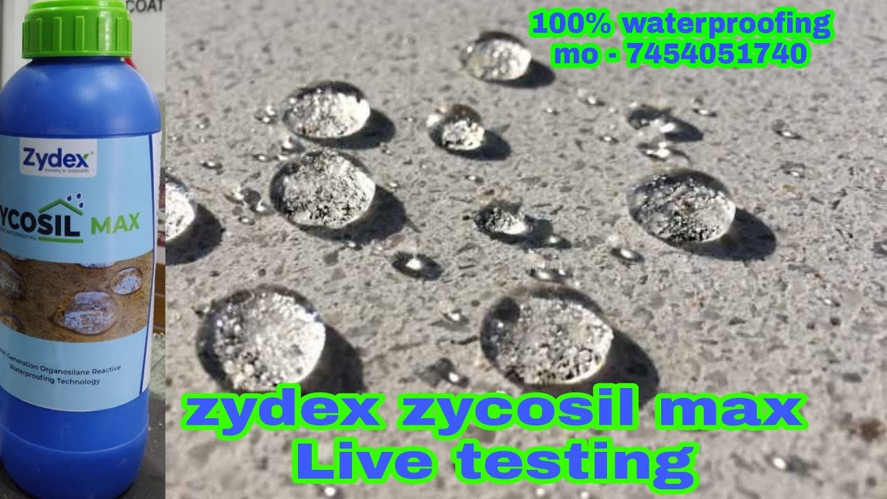 #zydex zycosil max live testing, neno teachnology waterproofing ...