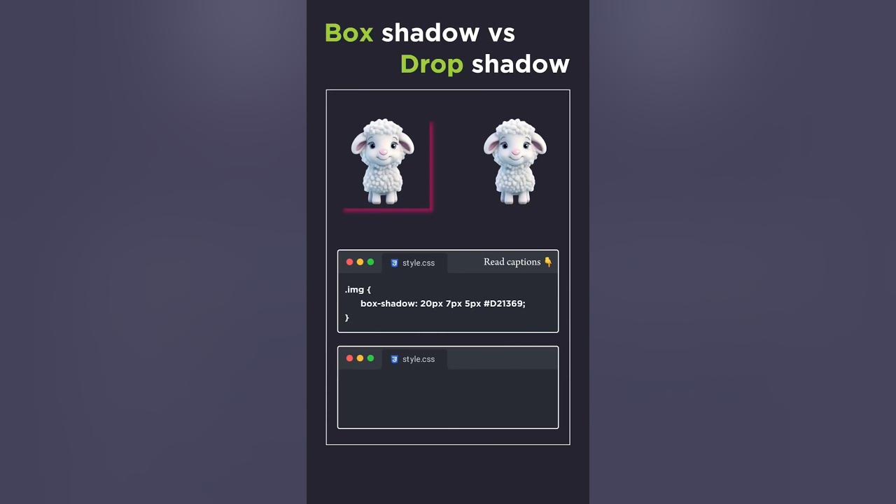 Box Shadow Vs Drop Shadow In Css Cssproperties Youtube