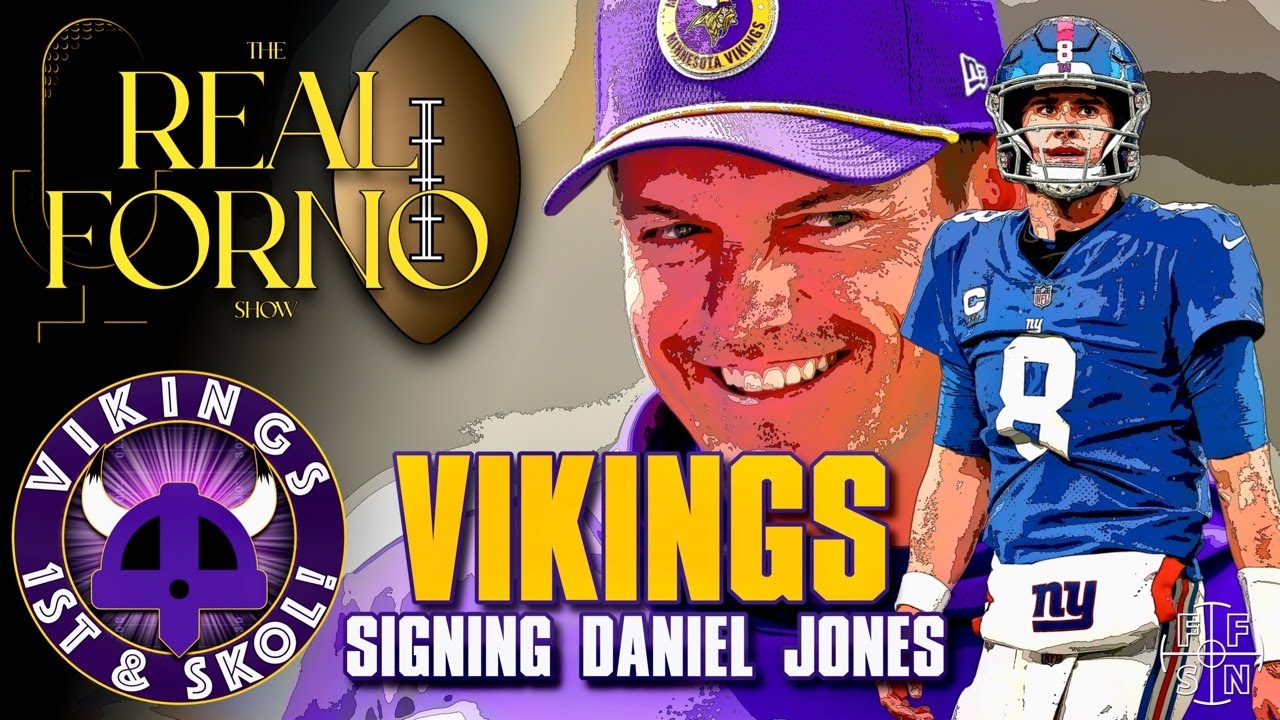 From Giants Castoff to Vikings - The Signing of Daniel Jones - YouTube
