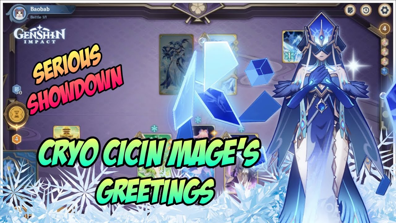 How to Beat Baobab (Cryo Cicin Mage's Greetings) at TCG [Serious ...