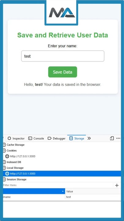 Save And Retrieve User Data In 60 Seconds ⏱️ Html Css Javascript 