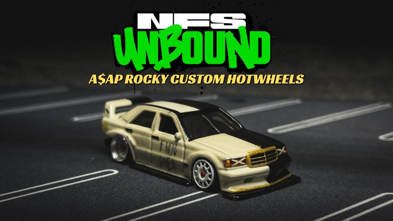 I Built A$AP Rocky’s Mercedes 190E from NFS Unbound | Custom Hot Wheels ...