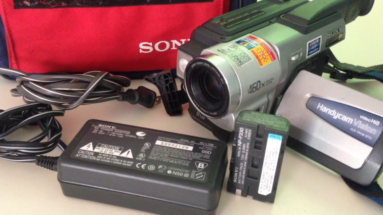 Videocámara sony 8mm y HI-8 TRV58 - YouTube