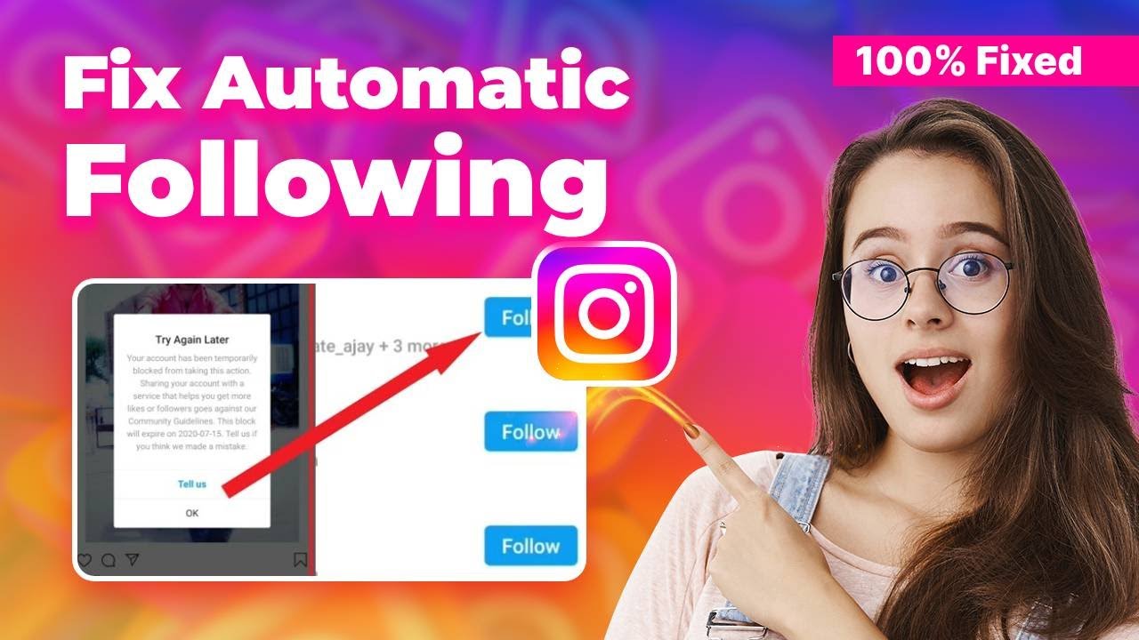 How to Fix Automatic Following in Instagram 2024 (Step Solution) - YouTube