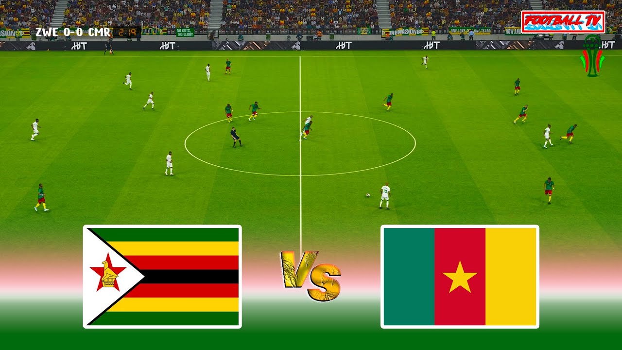 ZIMBABWE vs CAMEROON - Africa Cup of Nations Qualifiers | Full Match ...