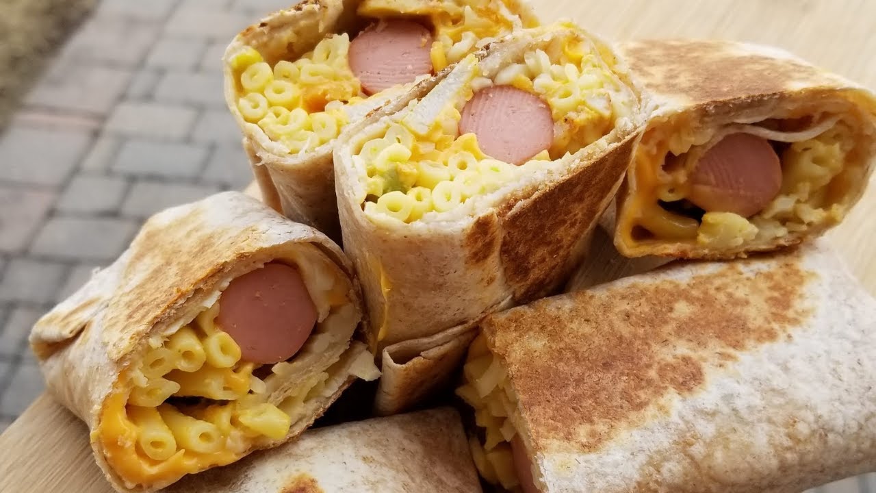 Easy Mac n Cheese Wrap- all the kids favorite in one wrap - YouTube