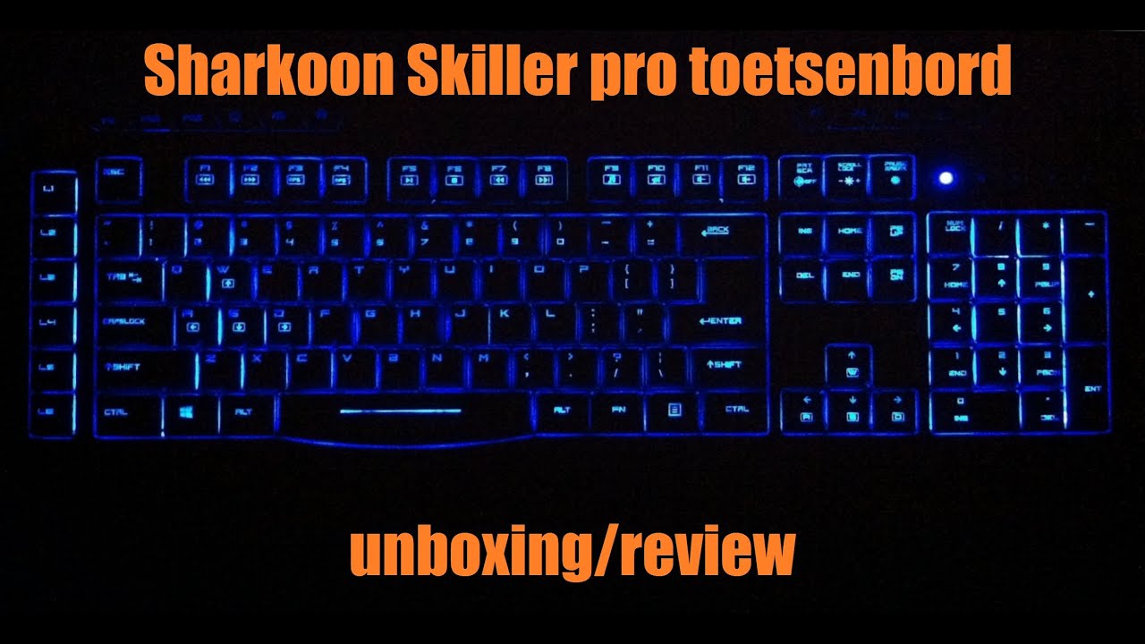 Sharkoon Skiller pro toetsenbord UNBOXING/REVIEW - YouTube