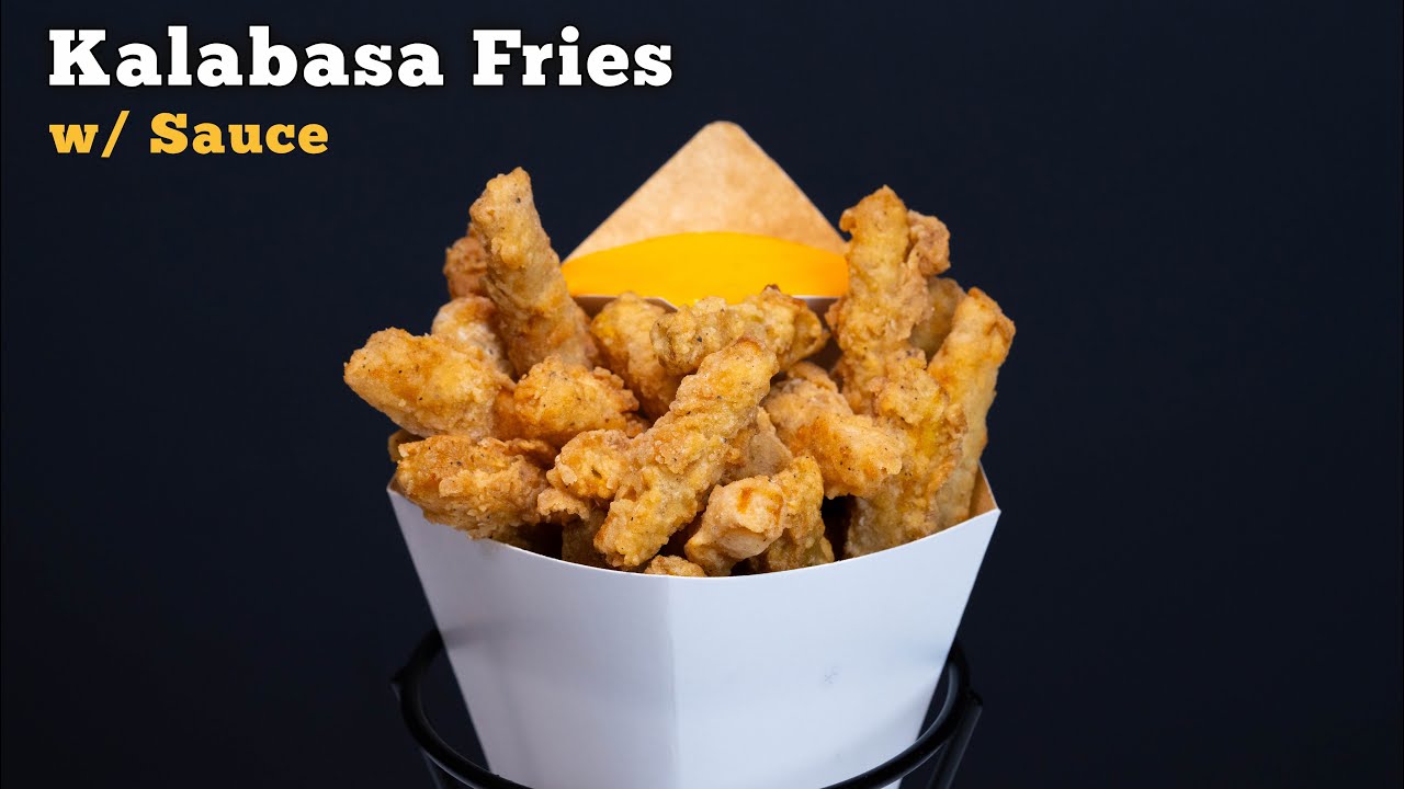 Kalabasa Fries with Sauce - YouTube