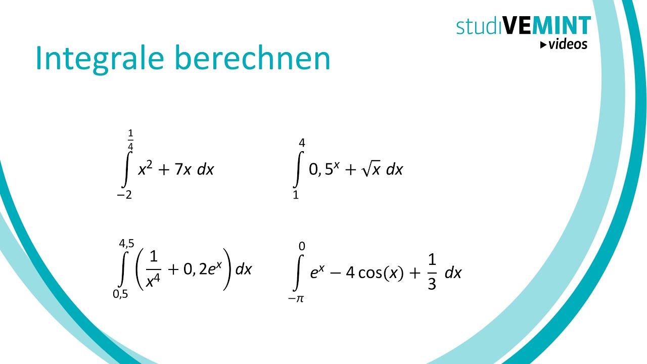 Integrale berechnen - YouTube