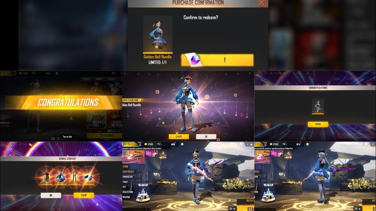 I open GOLDEN BELL bundle...😯😯😯🥰🥰🤗 - YouTube