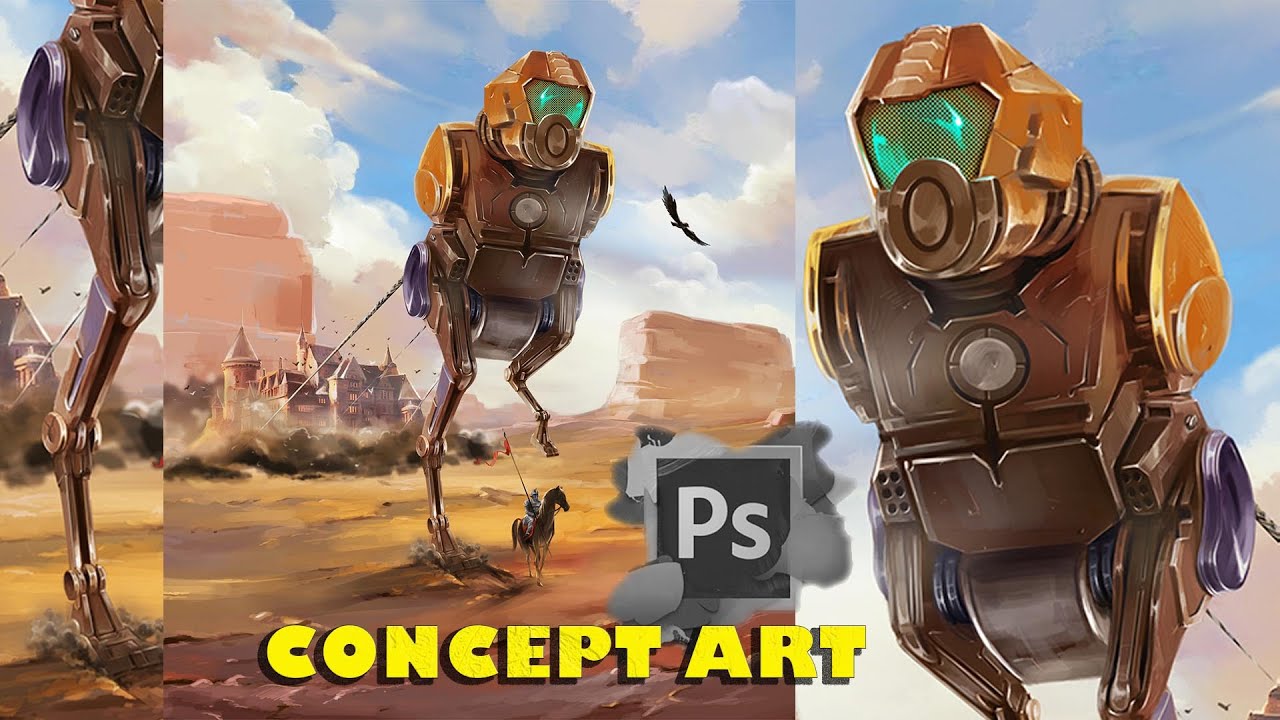| Concept Art | In | Photoshop | - YouTube