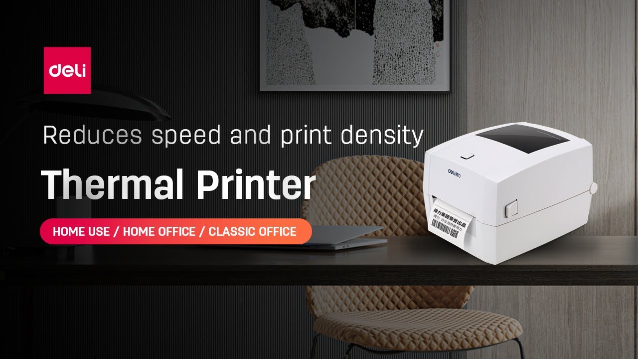 How to reduce speed and print density| Deli Thermal Printer E888T|@Deli ...