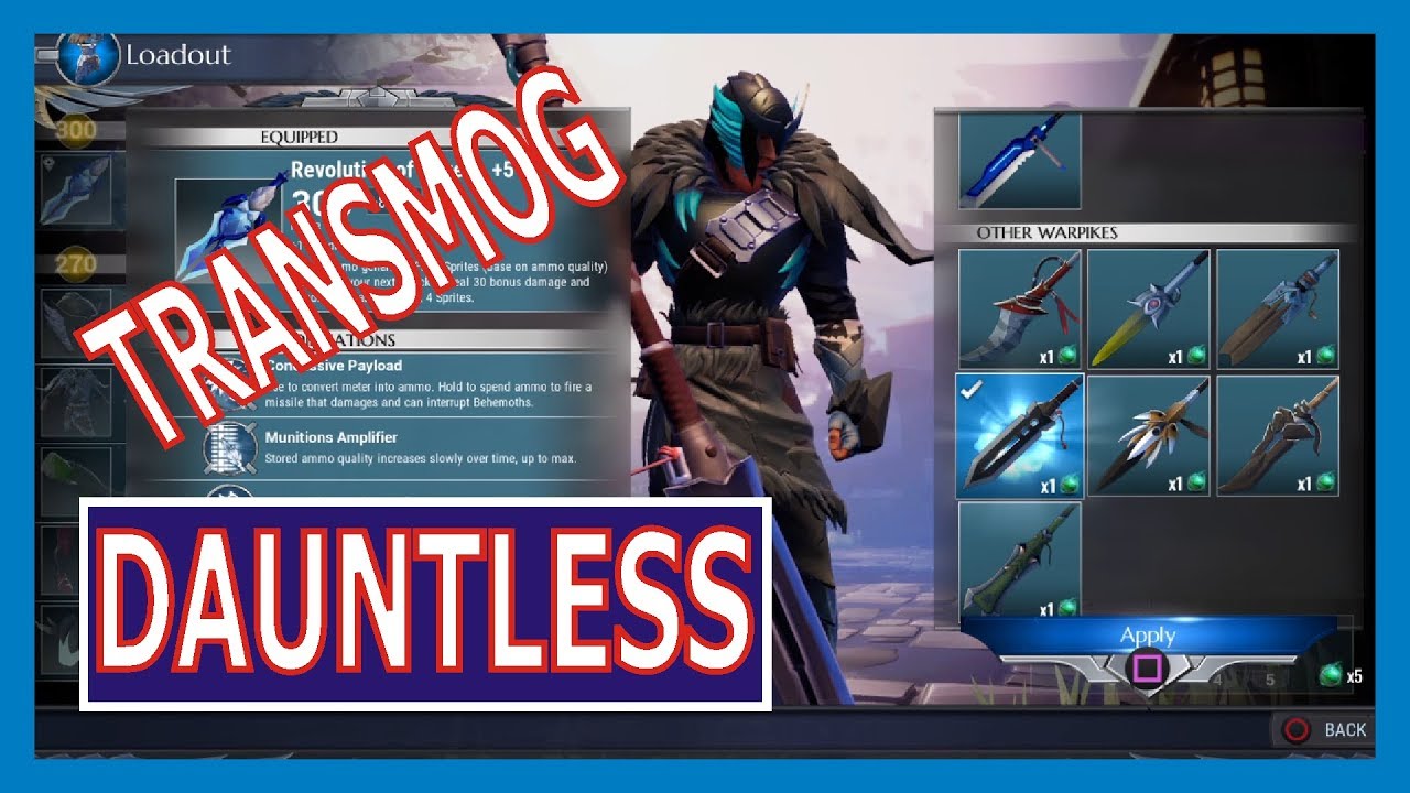 DAUNTLESS - TRANSMOG TIPS. All You Need to Know About Transmogs ...