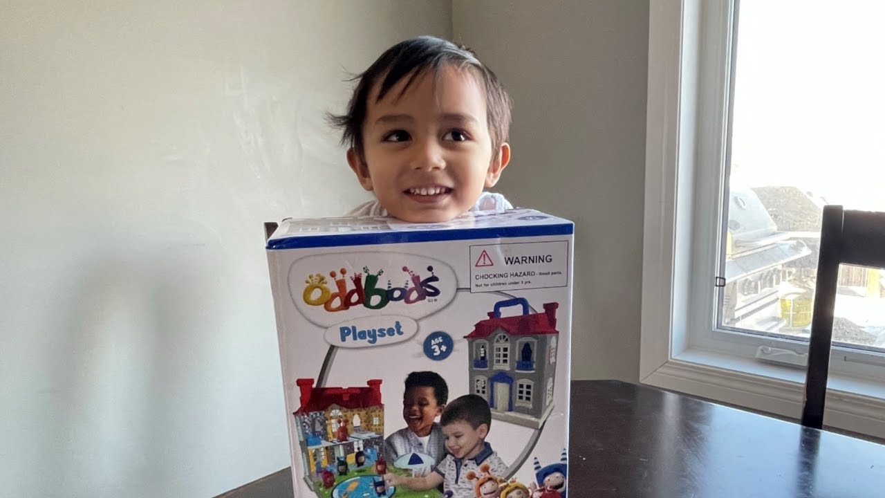 Oddbods Playset House and Rainbow Oddbods with Zain - YouTube