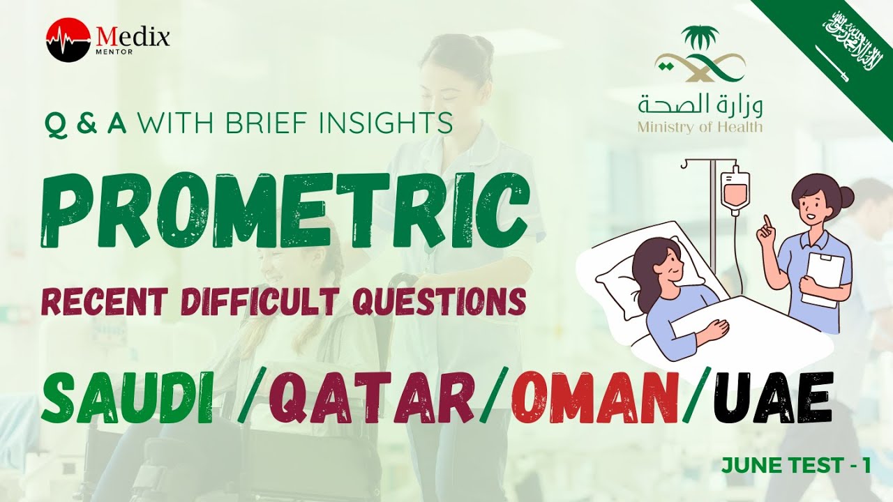 Prometric Questions with answers MOH Saudi, DHA, HAAD, JIPMER and More ...