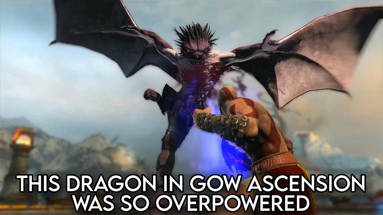 THE DRAGON IN GOW ASCENSION WAS SO OVERPOWERED | GOW ASCENSION NG+ ...