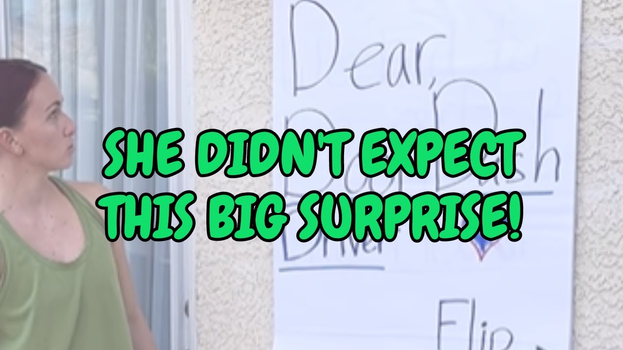 Delivery driver gets big surprise 😍🥰 - YouTube