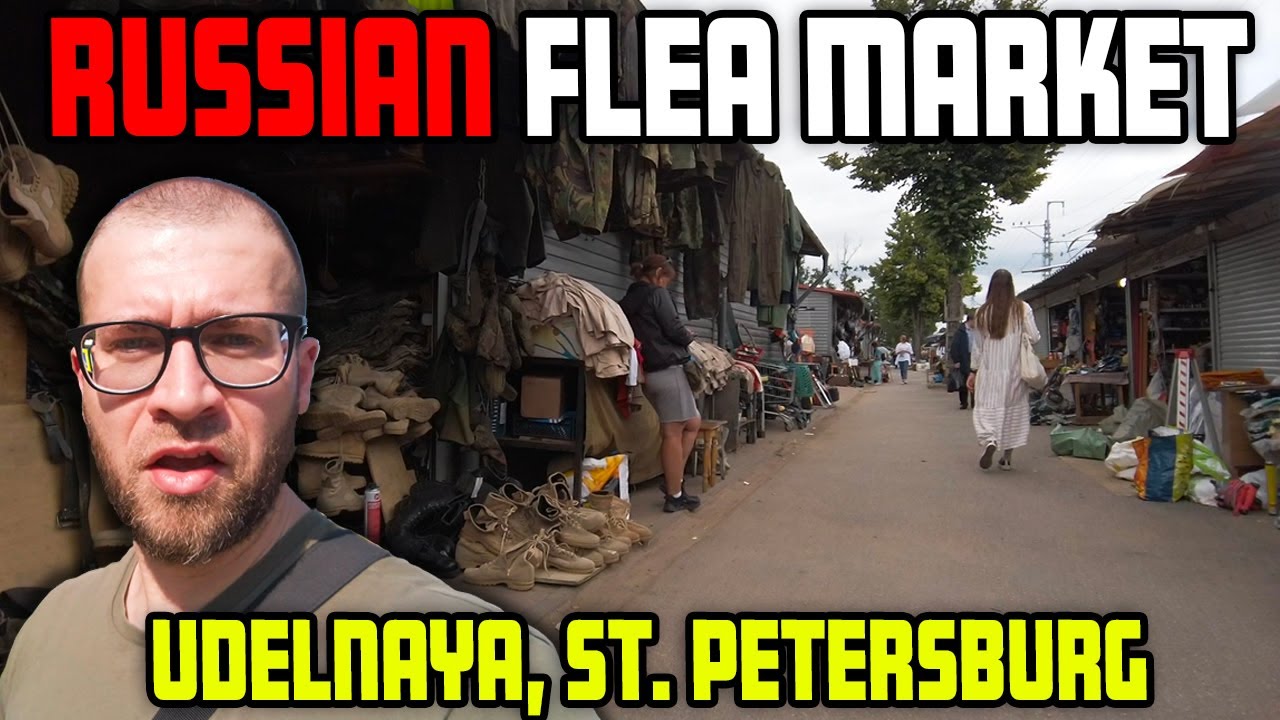 Russian Flea Market 'Udelka' (Udelnaya Saint Petersburg) Soviet Dream ...