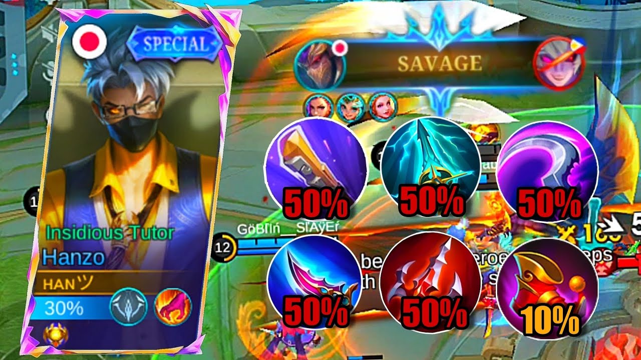 FINALLY!! NEW BEST BUILD HANZO 2025!!(EASY SAVAGE)-MLBB - YouTube