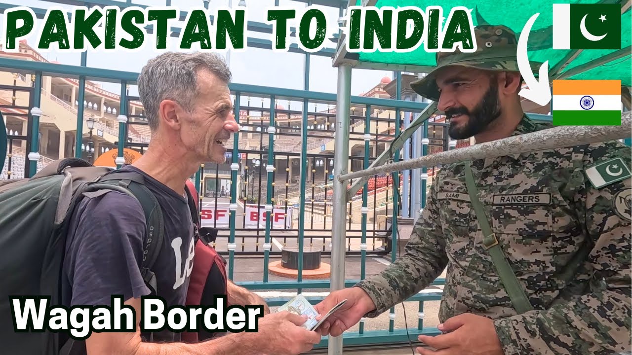 It's THIS EASY to cross WAGAH BORDER from PAKISTAN to INDIA - YouTube