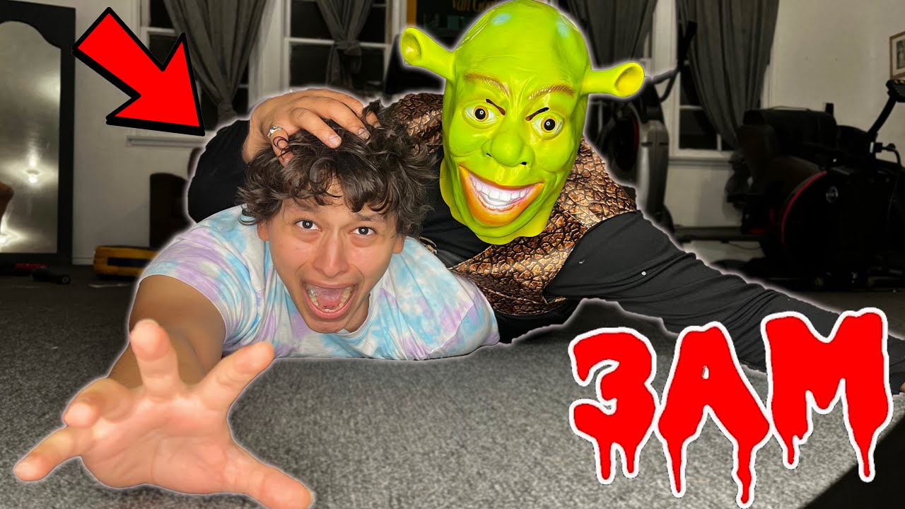 ATTACKED BY SHREK AT 3AM!! *HE BROKE INTO MY HOUSE!!* - YouTube