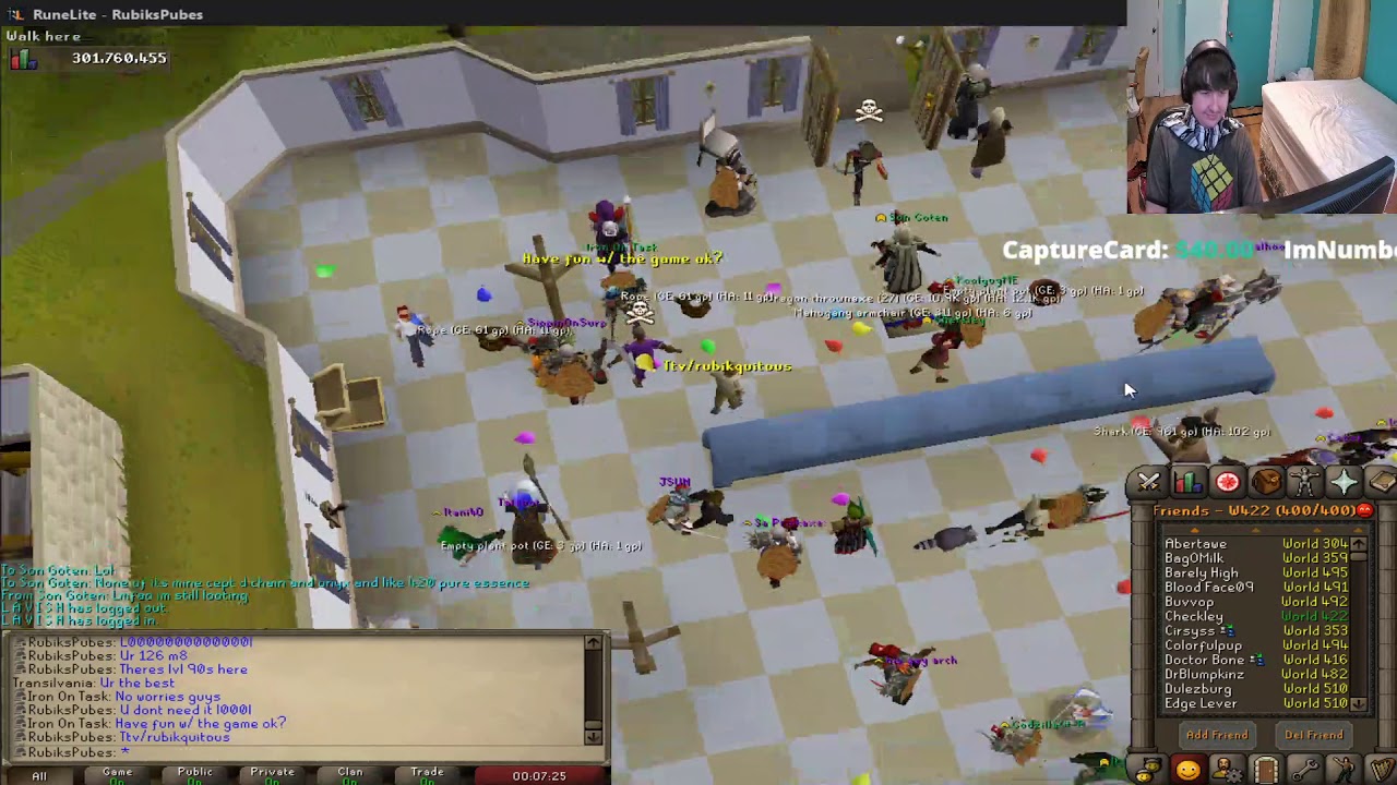 Osrs Ironman Supplied Drop Party! Was A Really Good Time! - YouTube