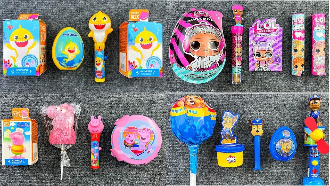 my favorite candy opening ASMR 🤩 Part 5 |Toys Unpacking | Gabby's ...