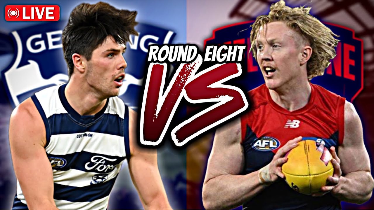 Afl Geelong Cats Vs Melbourne Demons Round 8 Youtube