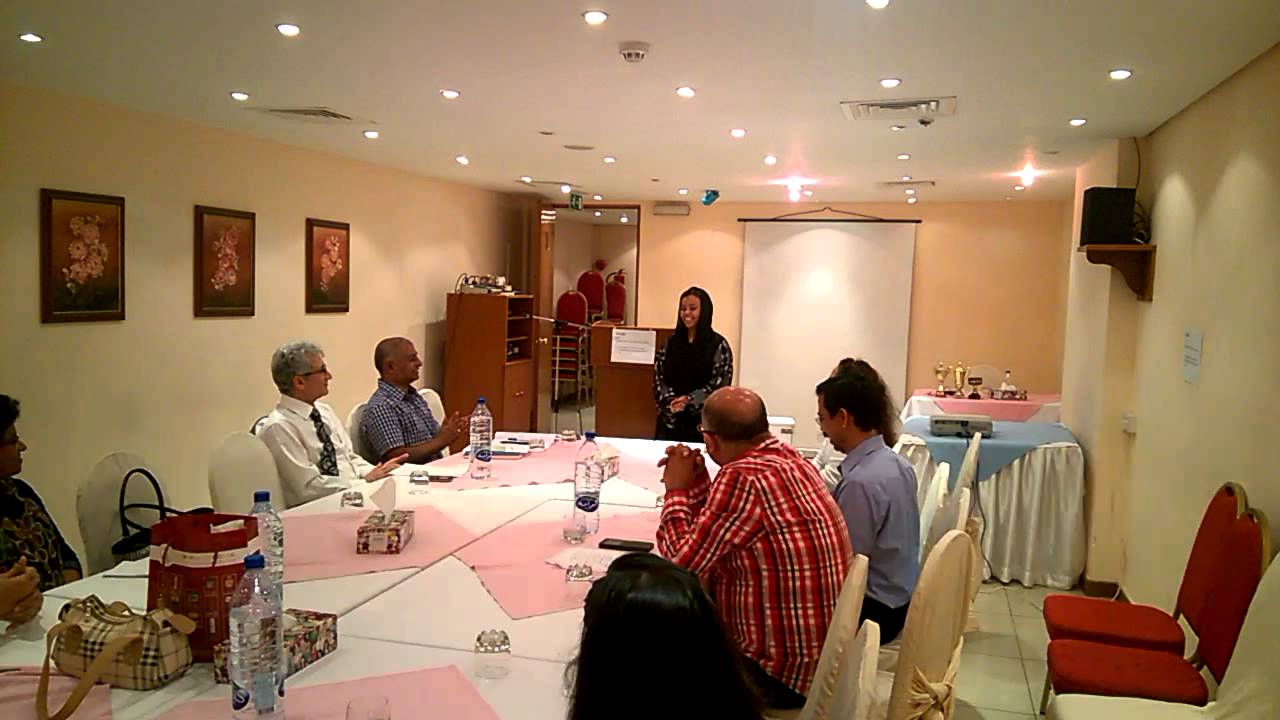 President TM Hana Mohammad Opening Speech P#1 @ NMC Toastmaster Abu ...