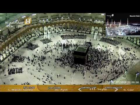Makkah Live HD - KABE CANLI YAYIN KUR'AN TÜRKÇE MEAL قناة القران الكريم - قناة القرا