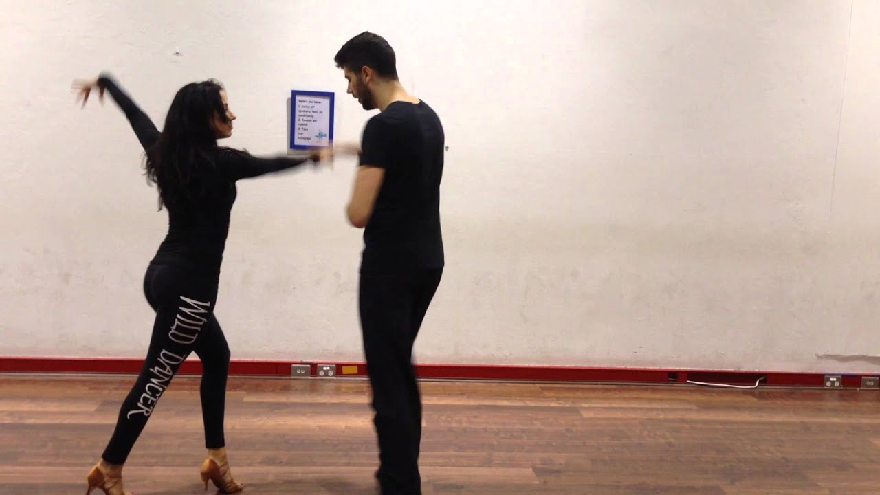 Advanced Salsa Move #137 - The Flick, Flick and Roll - YouTube