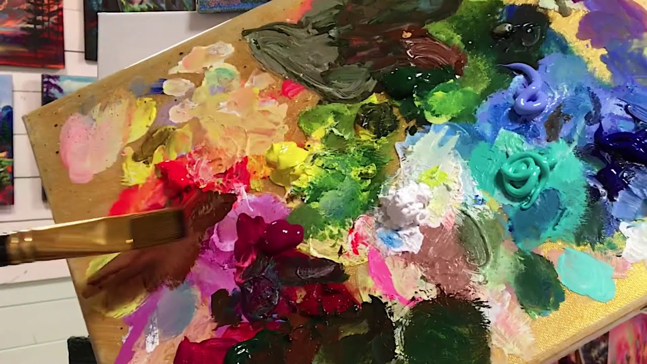 ACRYLIC FANTASY PAINTING 🎨 STEP BY STEP TUTORIAL - YouTube