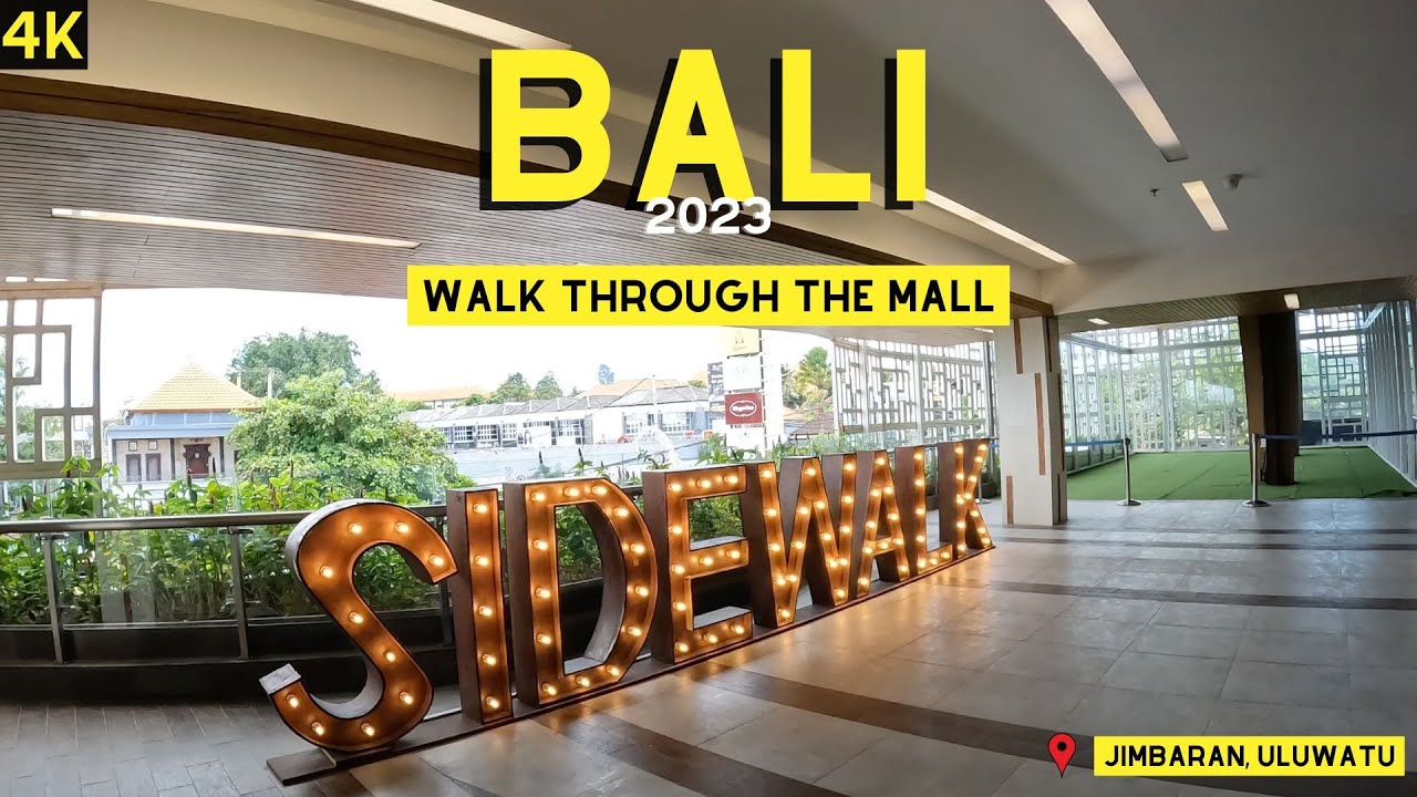 (4K) Bali 2023 / Walk through SIDEWALK Mall in Uluwatu - YouTube