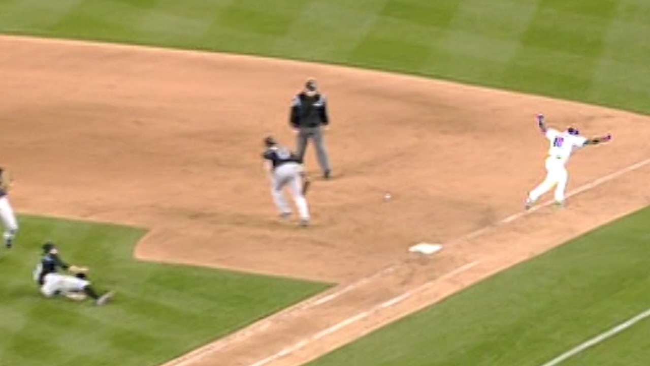COL@NYM: Chavez's drag bunt gives Mets walk-off win - YouTube