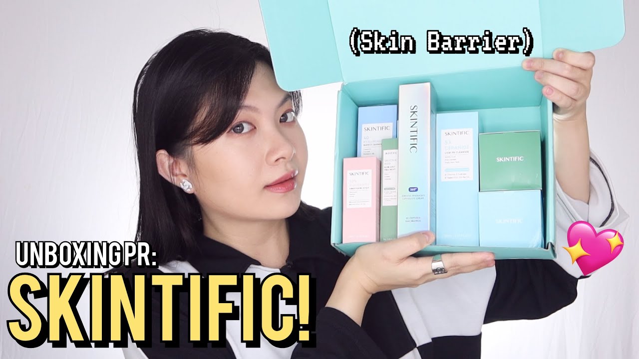 UNBOXING PR: SKINTIFIC!💙 | Skincare Fokus Skin Barrier! - YouTube