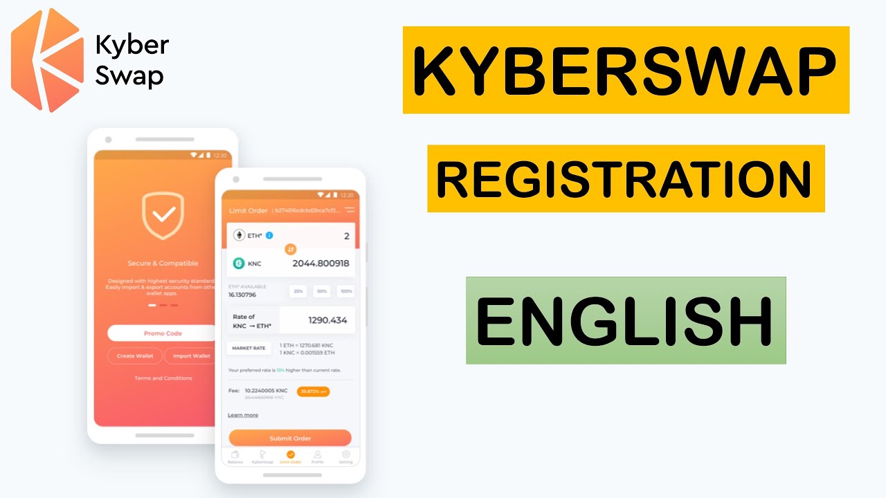 HOW TO REGISTER IN KYBERSWAP (ENGLISH) || KYBERSWAP REGISTRATION ...