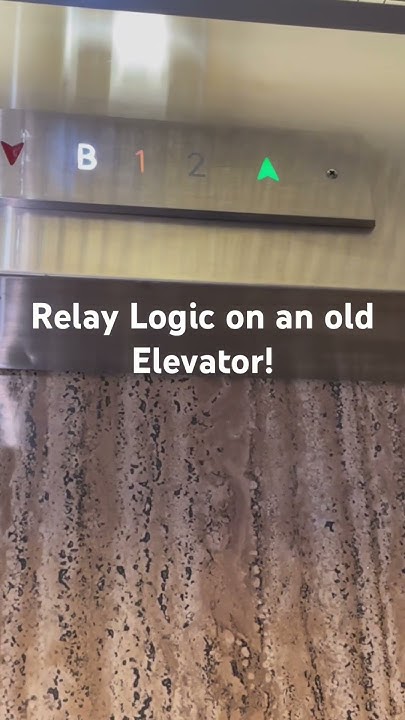 Relay Logic on an Old Elevator! #youtubeshorts #shorts #youtube # ...