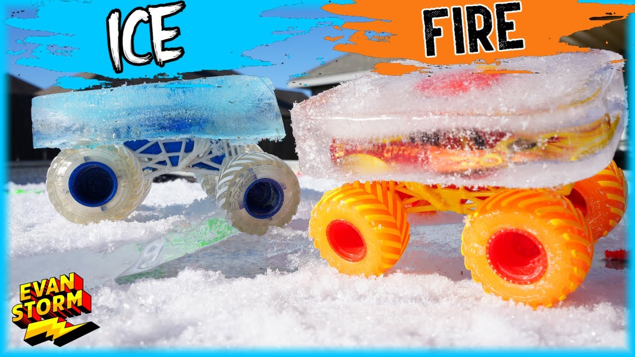 My Toys Froze Ice Solid! - YouTube