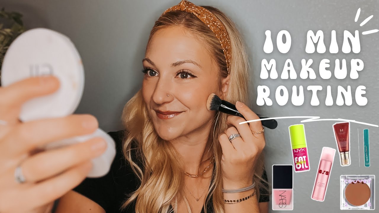 10 Minute, Everyday Makeup Routine - Easy, Lightweight Makeup in 10 ...